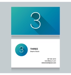 Flash card collection for numbers Royalty Free Vector Image