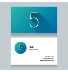 Flash card collection for numbers Royalty Free Vector Image
