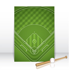 Baseball field Royalty Free Vector Image - VectorStock