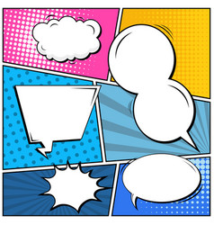Comic strip pop art design Royalty Free Vector Image