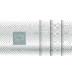 Seamless geometric golden element pattern Vector Image