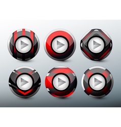 Red blue metal lines backgrounds Royalty Free Vector Image