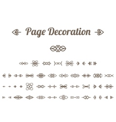 Decorative ornamental page decoration Royalty Free Vector