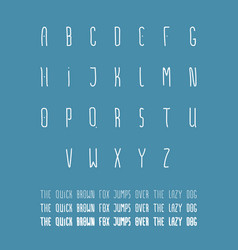 The alphabet in style Spanish artist of Joan Miro Vector Image