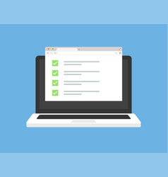 Flat design browser window Royalty Free Vector Image