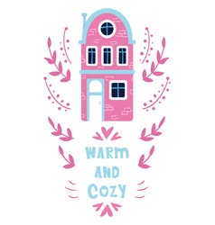 Cute cartoon houses Royalty Free Vector Image - VectorStock