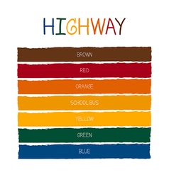 Shades of orange Royalty Free Vector Image - VectorStock