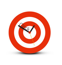 5 10 15 20 minutes analog clock icons time symbol Vector Image