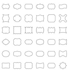 Frame set Royalty Free Vector Image - VectorStock