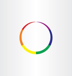 Colorful ring logo Royalty Free Vector Image - VectorStock