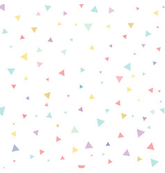 Colorful confetti seamless repeat pattern Vector Image
