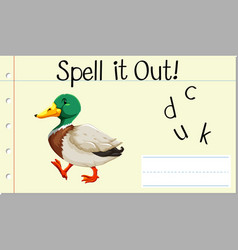 Font design for word spelling time with boy Vector Image