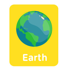 Lamp vocabulary flashcard Royalty Free Vector Image