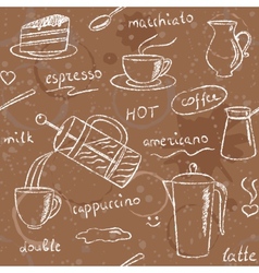 Hand drawn menu elements set Royalty Free Vector Image