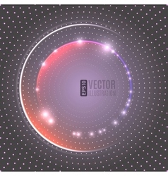 Energy abstract glow circles Royalty Free Vector Image