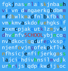 Abc english alphabet on transparent background Vector Image