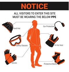 Personal protective equipment Royalty Free Vector Image