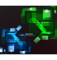 Abstract black technology concept design template Vector Image