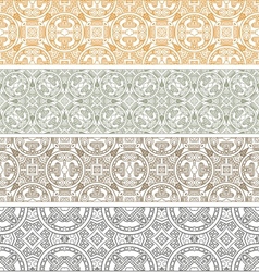 Aztec seamless pattern Royalty Free Vector Image