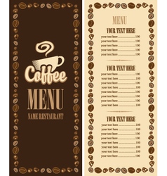 Coffee design templates Royalty Free Vector Image