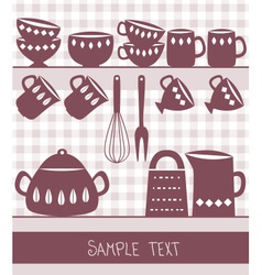 Design for cafe Royalty Free Vector Image - VectorStock