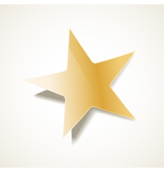 Golden star Royalty Free Vector Image - VectorStock