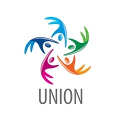 Union symbol cartoon Royalty Free Vector Image