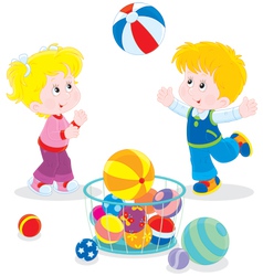 Children birthday party Royalty Free Vector Image