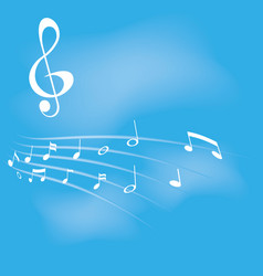 Musical notes design background Royalty Free Vector Image