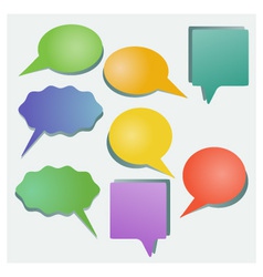 Dialog bubbles Royalty Free Vector Image - VectorStock