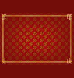 Red chinese wave abstract background Royalty Free Vector
