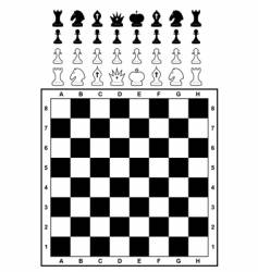 Chess board Royalty Free Vector Image - VectorStock