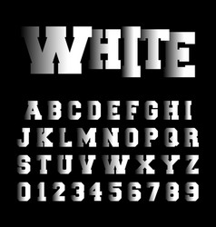 Censored style font design alphabet letters Vector Image