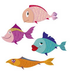 Set of marine animals Royalty Free Vector Image