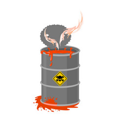 Toxic barrel Royalty Free Vector Image - VectorStock
