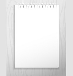 Notebook a3 size Royalty Free Vector Image - VectorStock