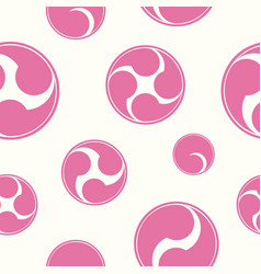 Icon with japanese symbol tomoe Royalty Free Vector Image