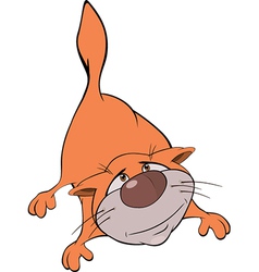 Tired cat Royalty Free Vector Image - VectorStock
