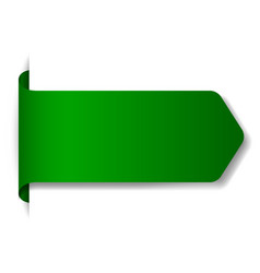 A green button on white background Royalty Free Vector Image