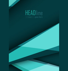 Modern cover template Royalty Free Vector Image