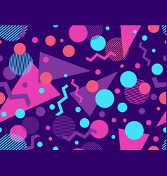 Splash seamless pattern dark colorful hand drawn Vector Image