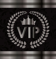 Vip crown symbol vector by kreatiw - Image #1298934 - VectorStock