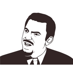 What guy meme face for any design isolated Vector Image