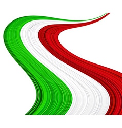 Italian flag Royalty Free Vector Image - VectorStock