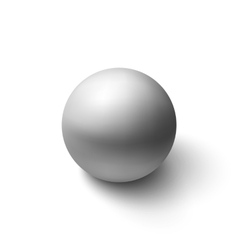 Set of realistic greyscale spheres Royalty Free Vector Image
