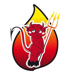 Devil rider Royalty Free Vector Image - VectorStock