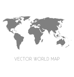World map concept simple planet sign Royalty Free Vector