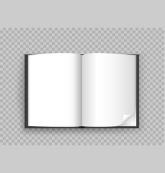 Empty photo frame on transparent background Vector Image