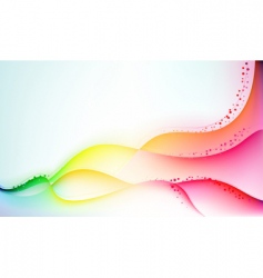 Abstract red color wave design element Royalty Free Vector