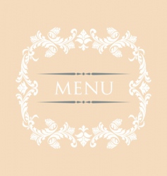 Vintage restaurant menu Royalty Free Vector Image